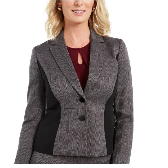 Kasper | Jackets & Coats | Kasper Twobutton Paneled Blazer | Poshmark